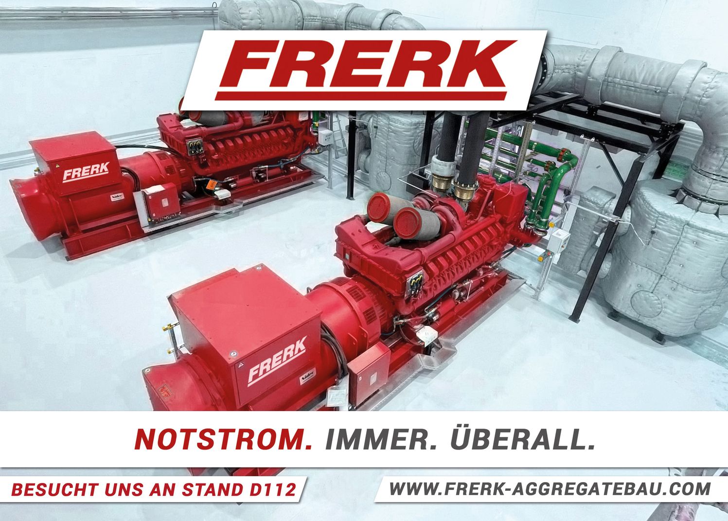 Aktuelle Neuigkeiten von Frerk Aggregatebau GmbH